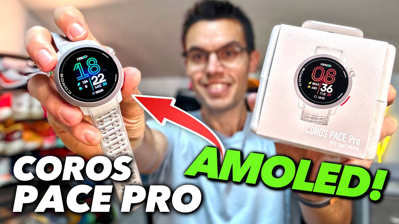 Coros PACE PRO con pantalla AMOLED | Análisis | Mapas y más batería